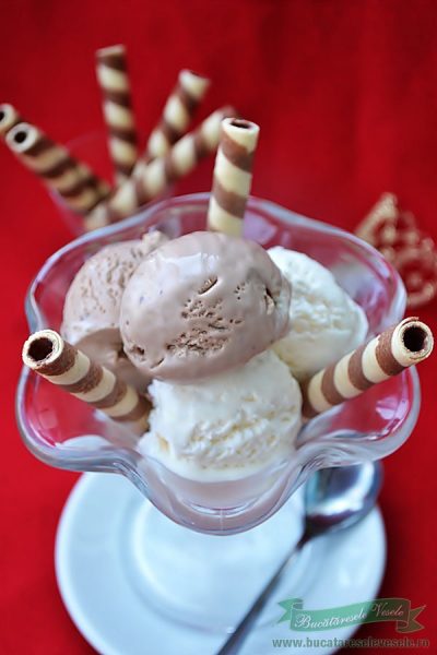 Inghetata cremoasa de ciocolata si cocos - Bucataresele Vesele