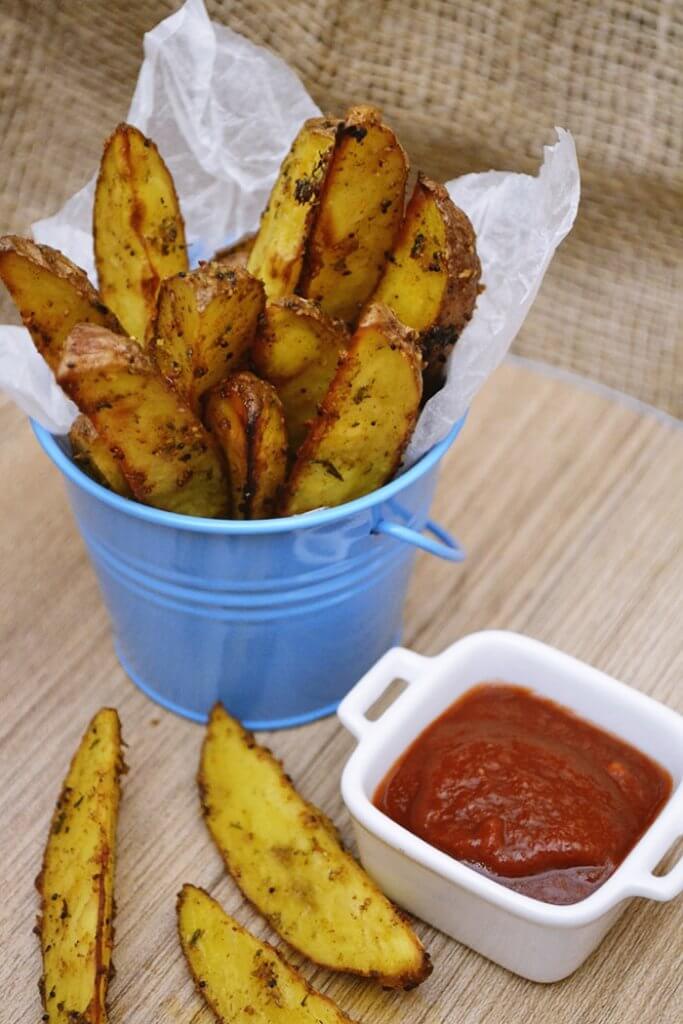 Cartofi wedges la cuptor - Bucataresele Vesele