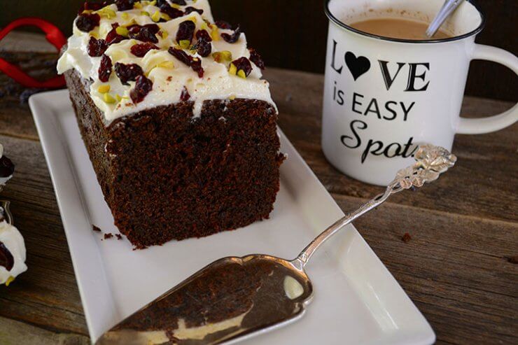 Chec cu pudra de roscove si merisoare - Bucataresele Vesele